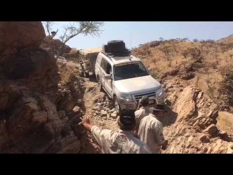 Conquering the famous Van Zyl's Pass in Namibia - YouTube