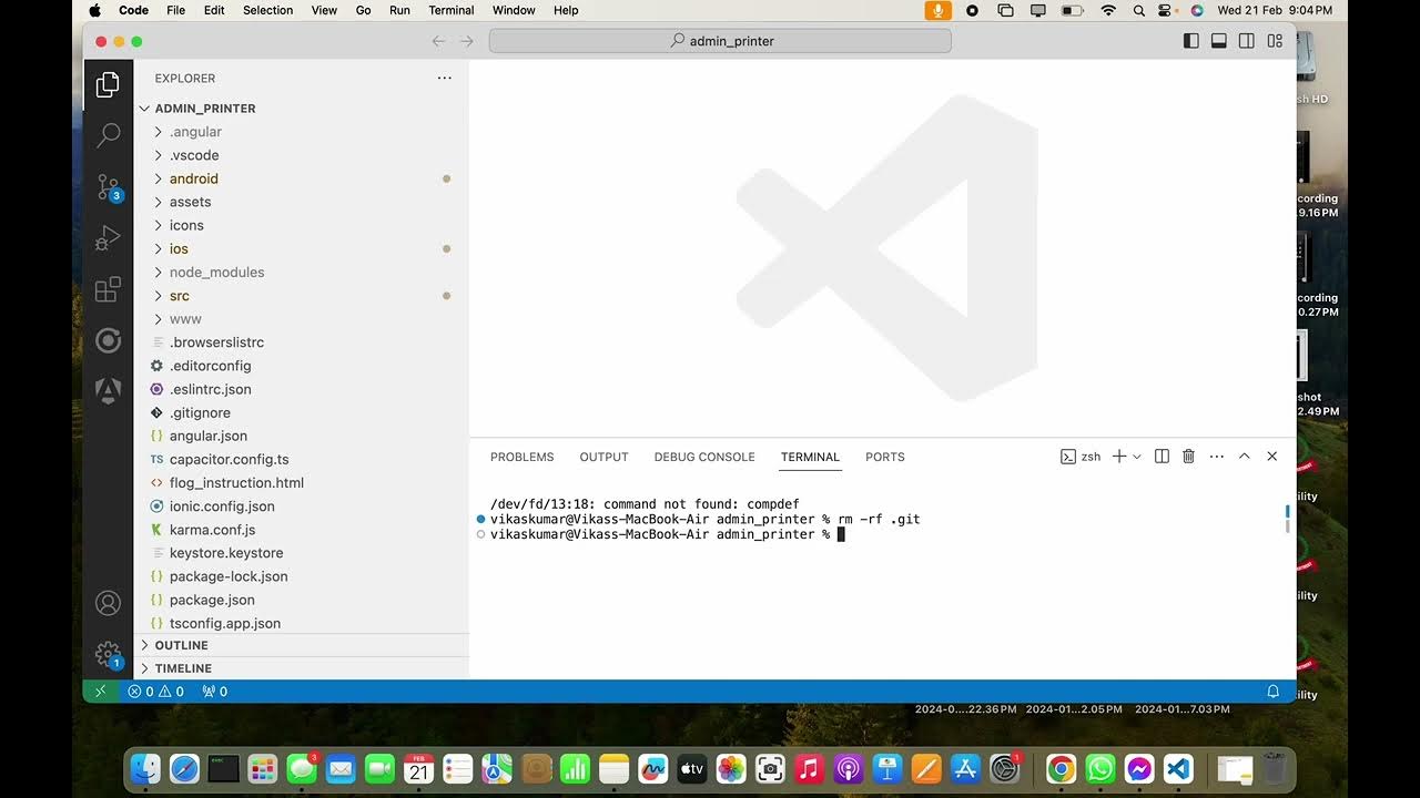 how to remove git from angular project - YouTube