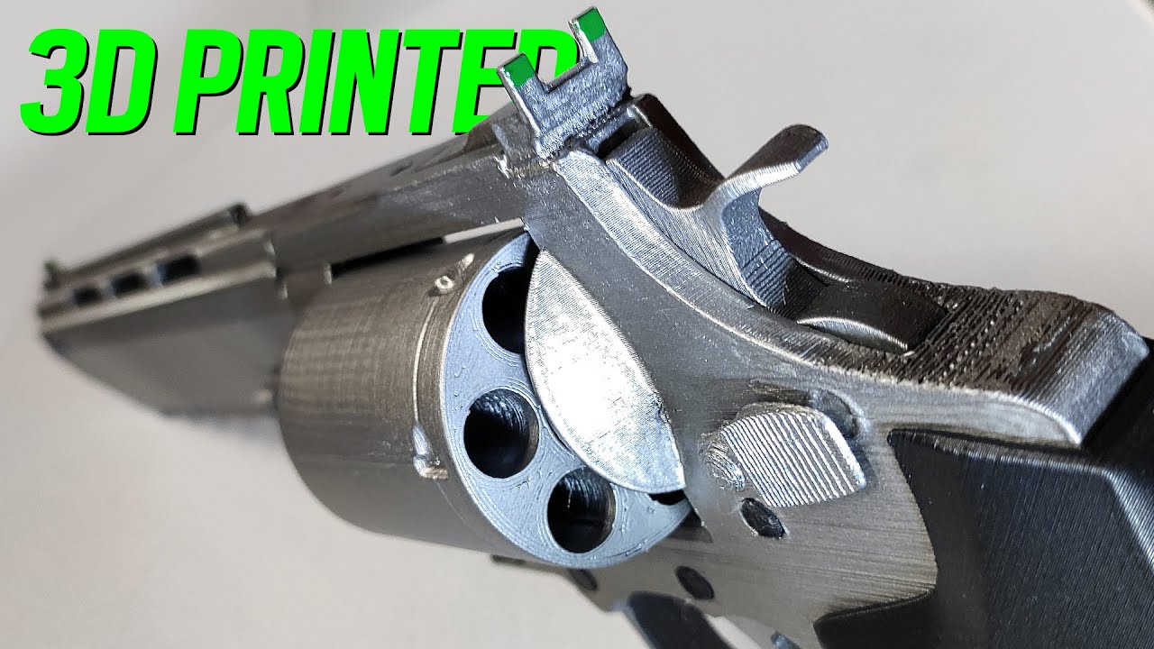 .44 Vendetta Magnum Revolver - Cosplay Prop - 3D Printed - Creality K1 ...