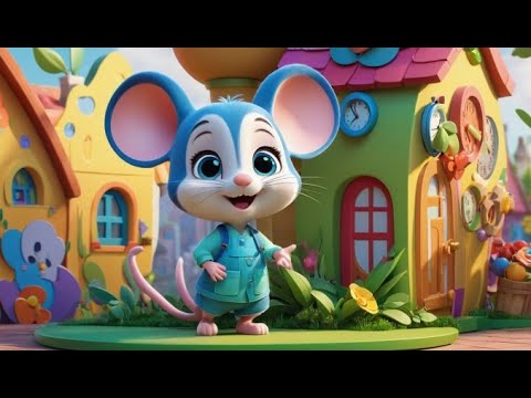 Tick Tock Mouse and the Clock | Time Learning Song for Kids | Fun Clock ...