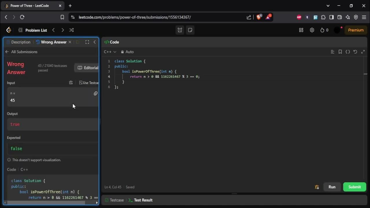 leetcode-326 - YouTube