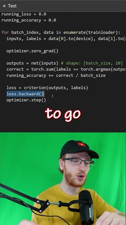 Backpropagation and Model Training in PyTorch #shorts - YouTube