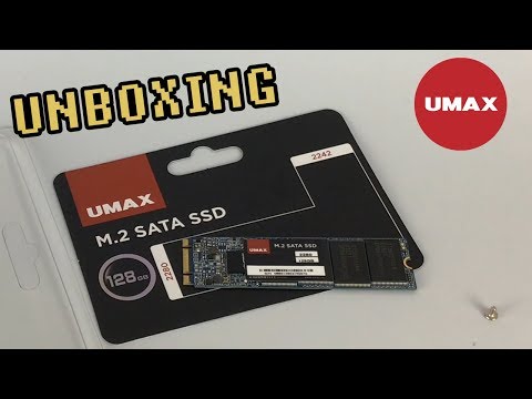 Rozbalení UMAX M.2 SATA SSD 2280 128GB