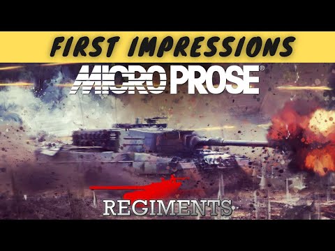 Regiments | First Impressions | An EXCITING new Microprose RTS/Wargame ...
