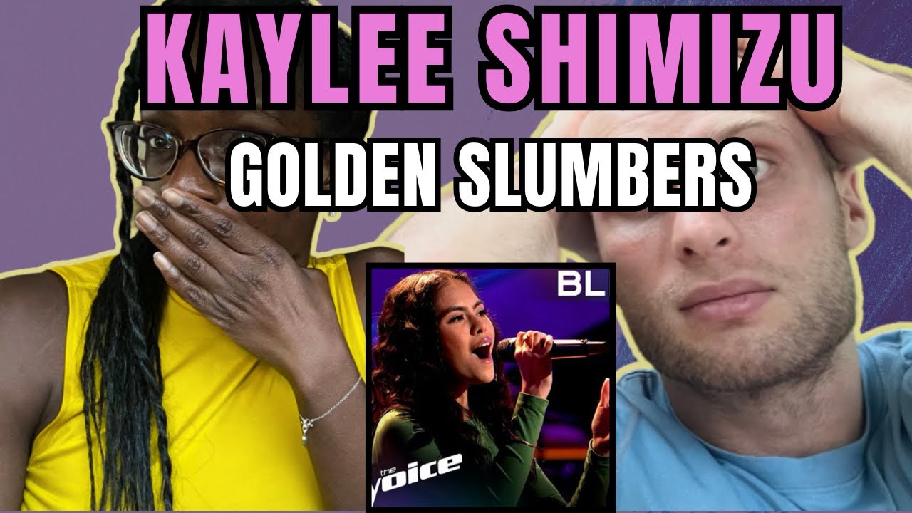 Kaylee Shimizu - Golden Slumbers Reaction (Live at the Voice Blinds ...