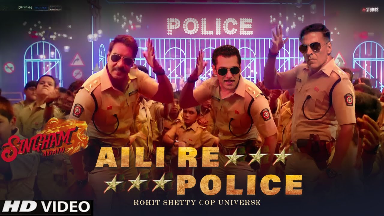 Aili Re Police | Ajay Devgan | Salman Khan | Akshay Kumar | Singham ...
