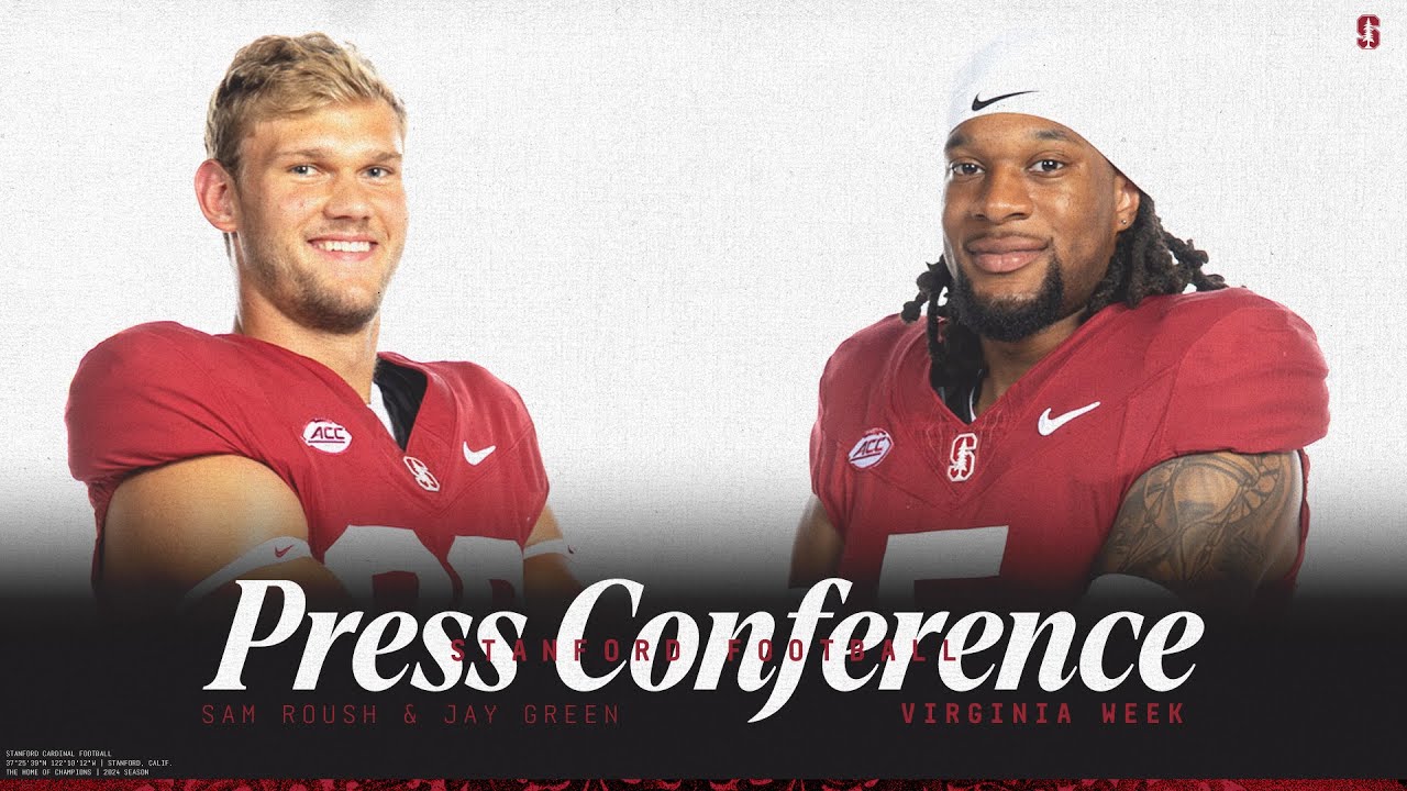 Stanford Football Weekly Press Conference | Virginia Week- Sam Roush ...