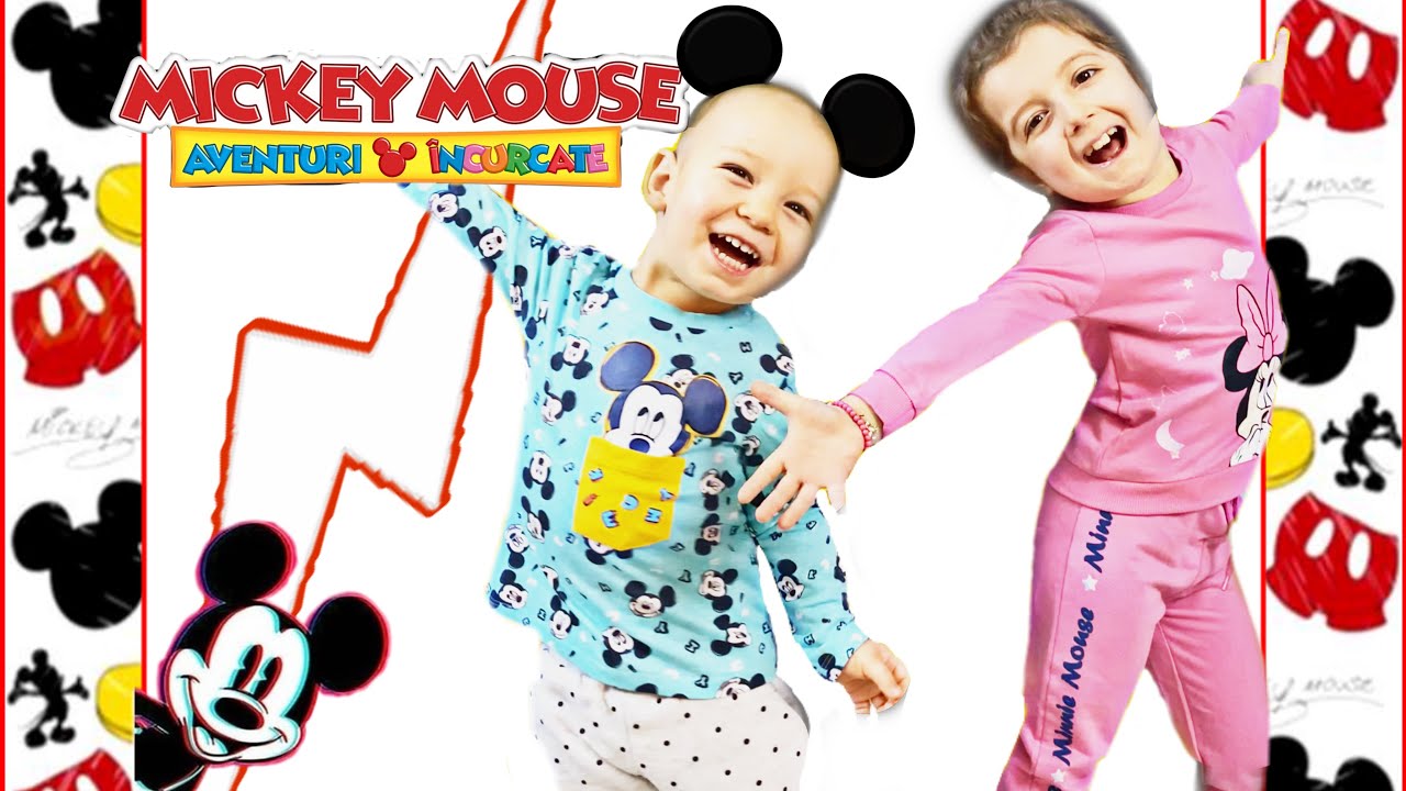 CODRIN și ERICA in Aventuri încurcate cu Mickey Mouse 🚨 Fast version ...