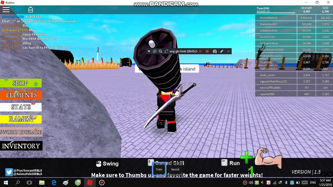 Roblox:Chơi game Sword Fighting Simulator - YouTube