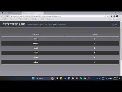 Cryptored Labs CS50 Final Project - YouTube