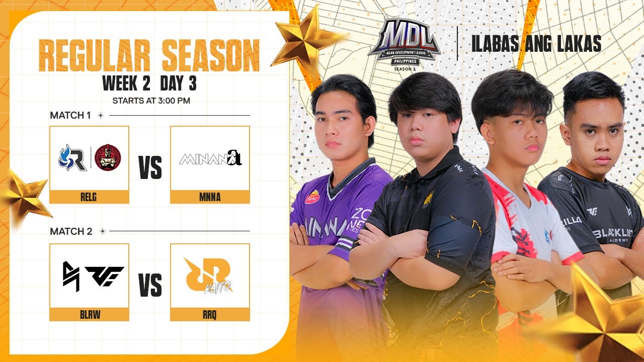 🔴LIVE | MDL PH S3 | FILIPINO-Week2 Day 3 - YouTube