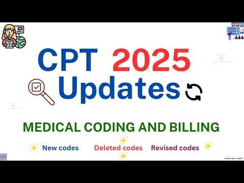 CPT 2025 UPDATES| AAPC| MEDICAL CODING AND BILLING ...
