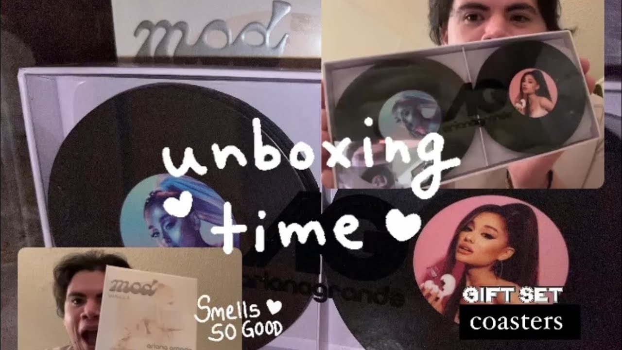unboxing: MOD VANILLA + gift set (Ariana Grande) - YouTube