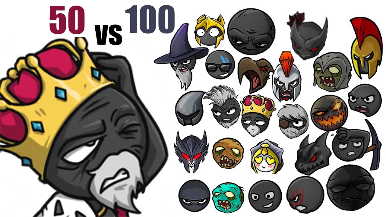 Stick War 3 Saga - 50 King Zarek Vs 100 Units of each - YouTube