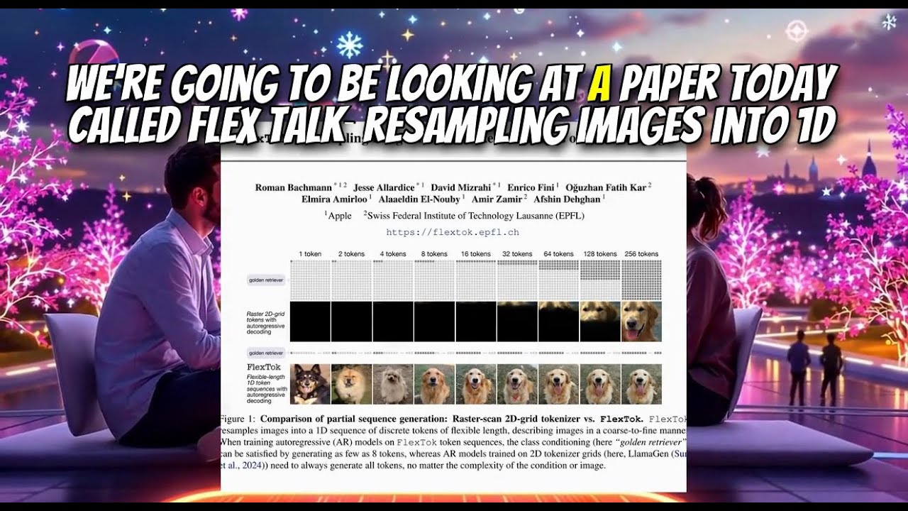 FlexTok: Resampling Images into 1D Token Sequences (Feb 2025) - YouTube