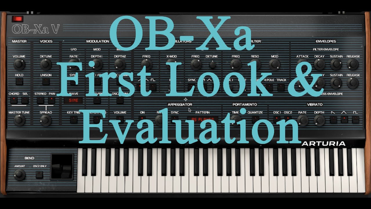 Arturia OB-Xa VST - First Look & Eval - YouTube