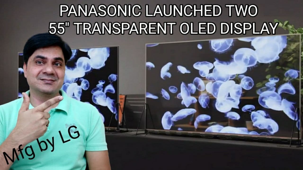 Panasonic Launched Two Transparent OLED Display | Mfg by LG - YouTube