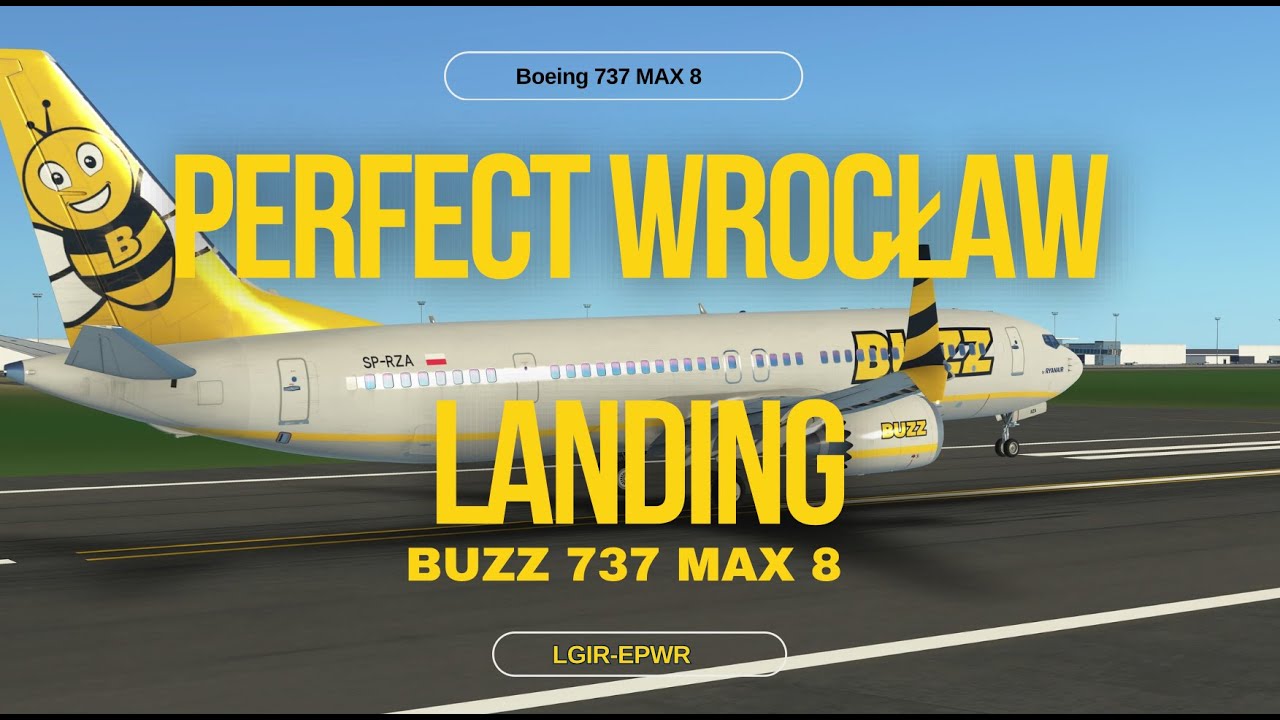 Perfect Wrocław Landing | Buzz 737 MAX 8 | Infinite Flight - YouTube