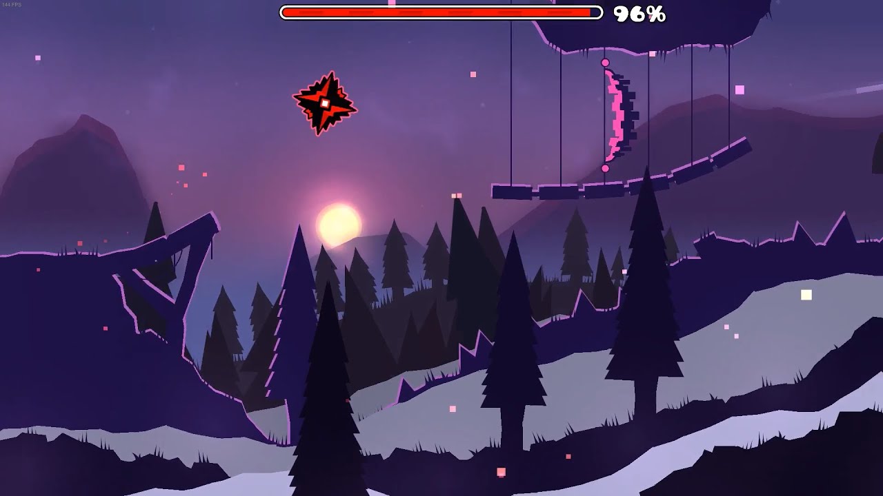 Geometry Dash - Silhouette Summit (both modes, all coins) - YouTube