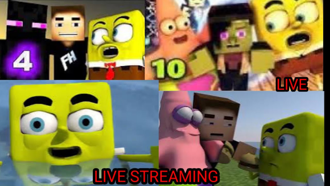 (REUPLOADED) SPONGEBOB IN MINECRAFT THE MOVIE! Credit @Futuristichub ...