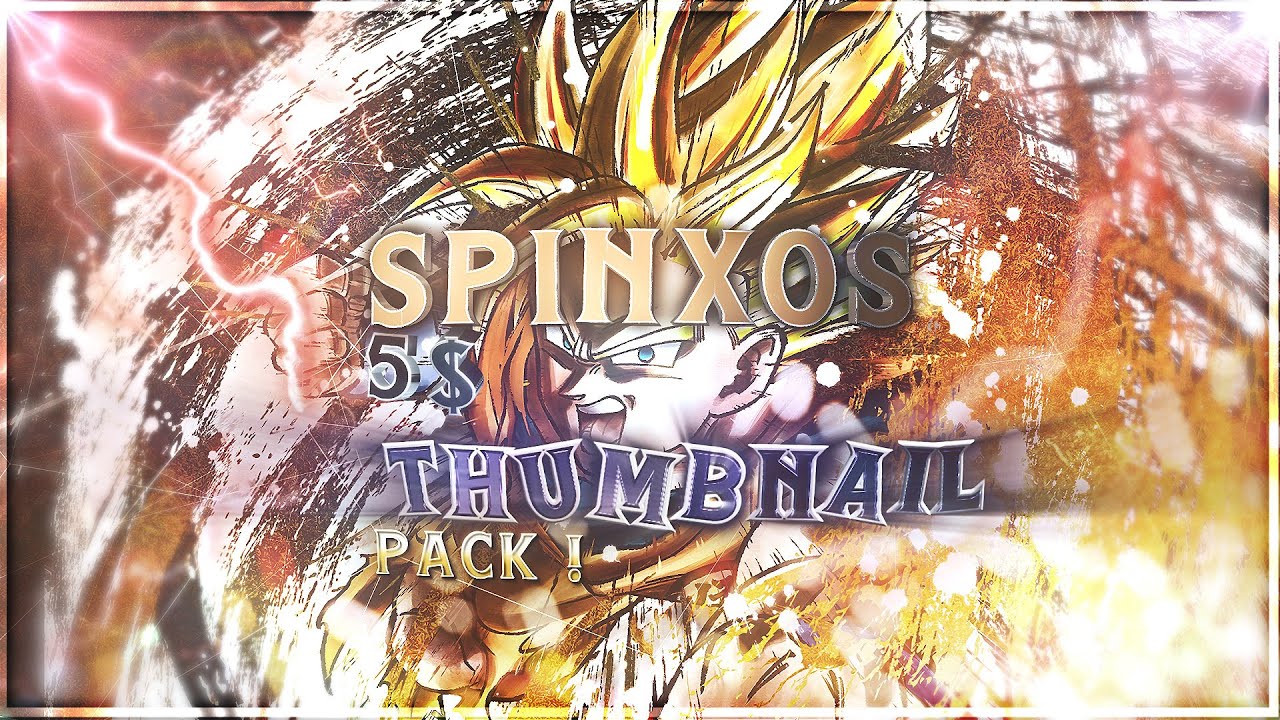 Spinxo's Thumbnail Pack! - YouTube