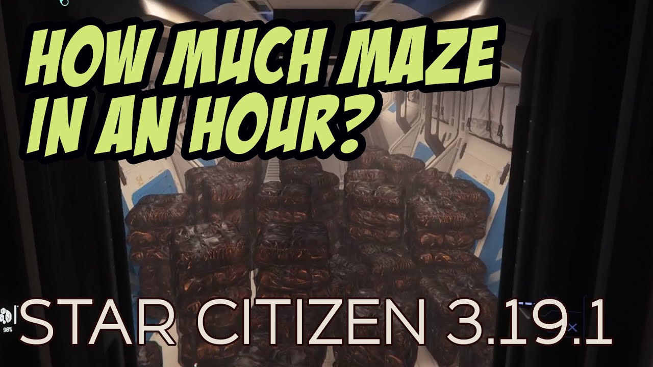 Can I Farm 90 Bales of Maze In An Hour? | Star Citizen 3.19.1 - YouTube