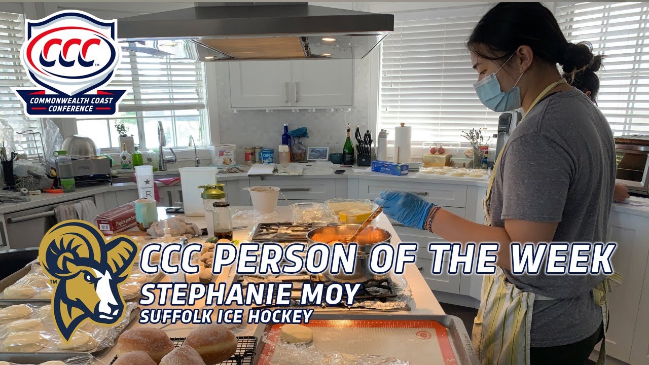 CCC Person of the Week - Stephanie Moy, Suffolk Ice Hockey - YouTube