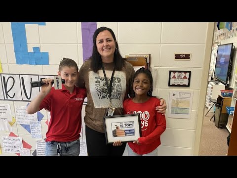 My Teacher is Tops: Mrs. Jennifer Arnold with K.B. Sutton Elementary - YouTube