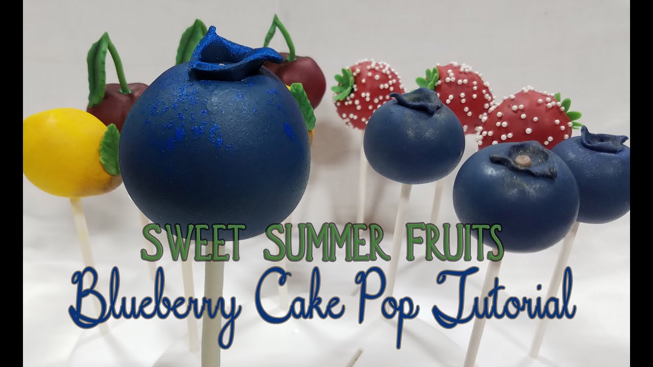 Berrylicious Bliss: Blueberry Cake Pop Tutorial | Bursting with Sweet ...