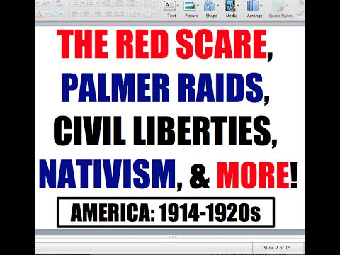 Sedition Act, Red Scare, & Palmer Raids Explained - YouTube