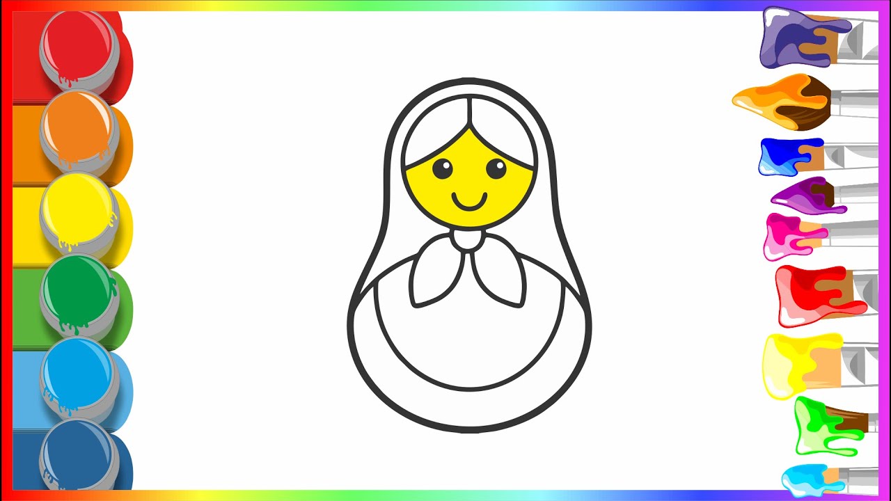 drawing a puppet for children - YouTube