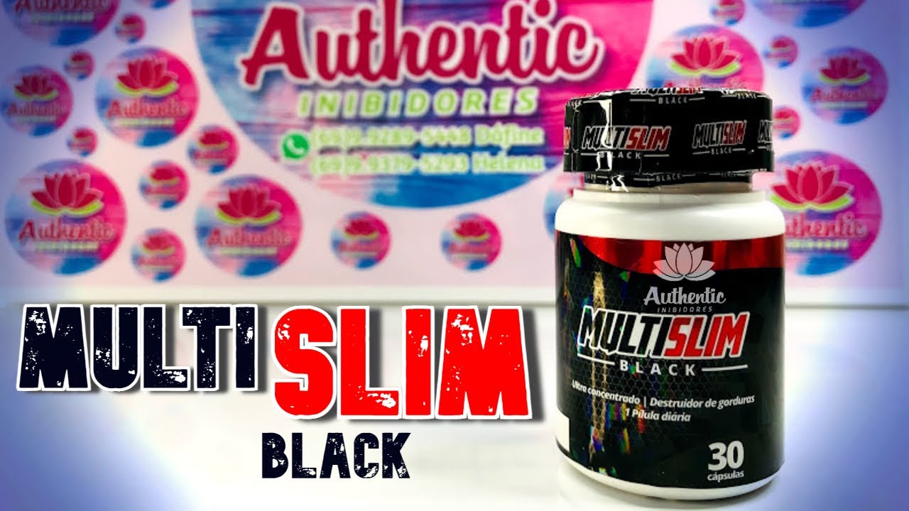 MULTI SLIM BLACK ORIGINAL- SAIBA DETALHES DA EMBALAGEM (ORIGINAL ...