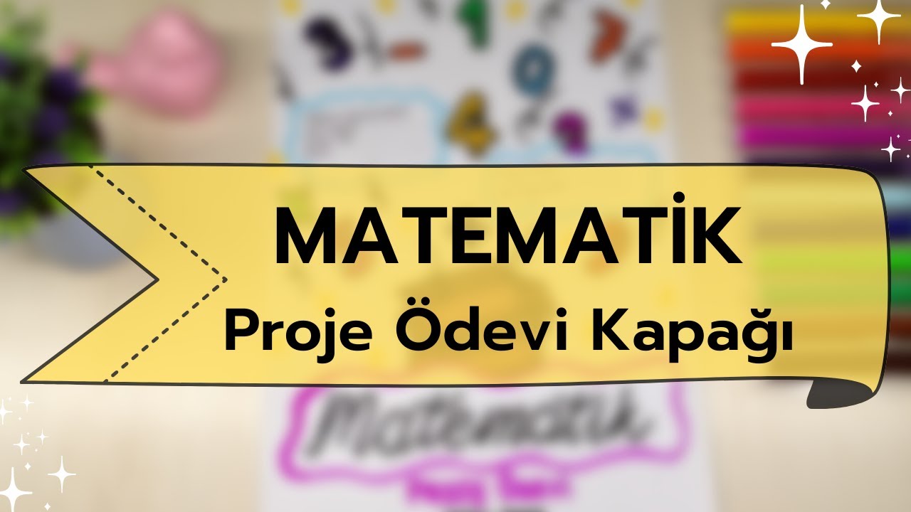 PROJE ÖDEVİ KAPAK YAPIMI 📒 PROJE ÖDEVİ KAPAĞI NASIL HAZIRLANIR🤩 ...