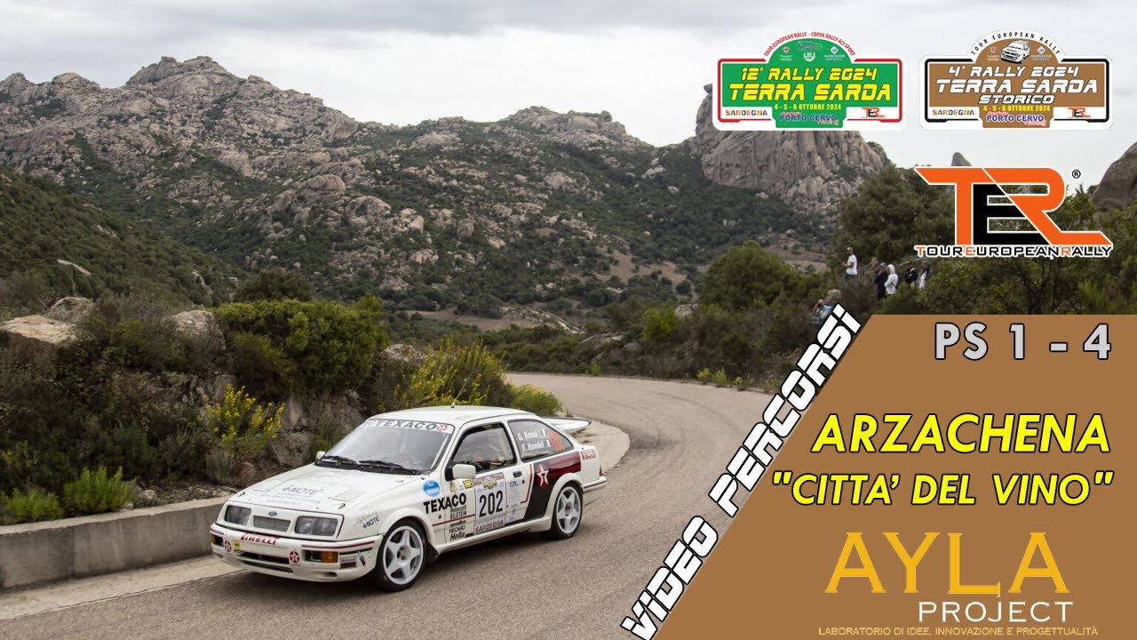 Video percorso PS 1/4 "ARZACHENA "CITTà DEL VINO"-"AYLA PROJECT" Rally ...