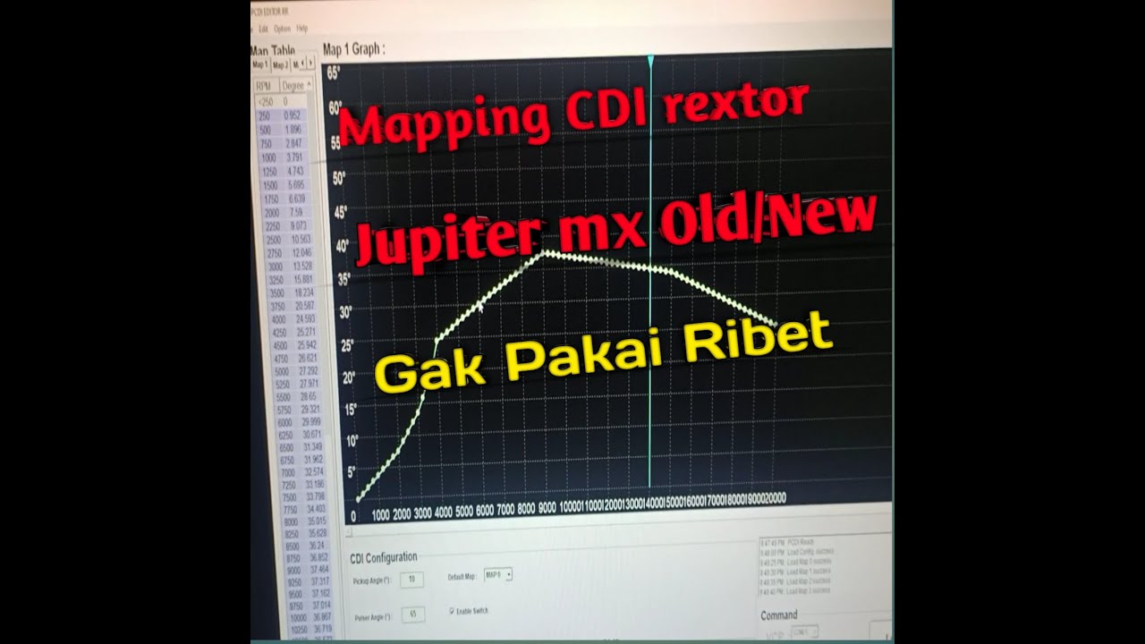 Seting CDI Rextor Pro Drag 2 mapping | Jupiter mx | part 2 - YouTube