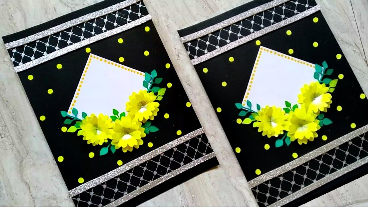 Front page design for school project - YouTube