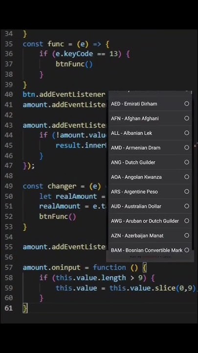 Currency Exchange App using JS and API #currencyexchangeapp #js #api # ...