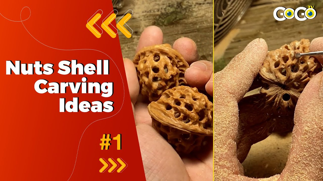 Walnut Shell Craft - Best Creative Carving 2021 #1 | Go9 TV - YouTube