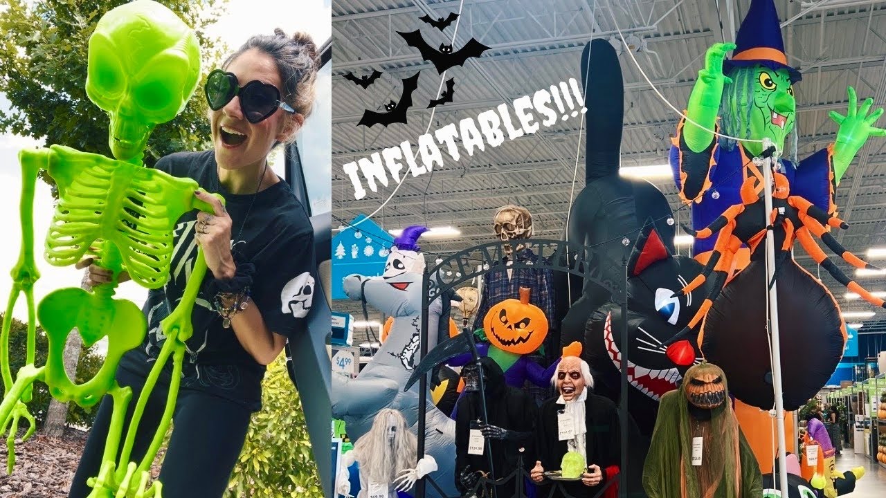 HALLOWEEN At Home INFLATABLES!🎃 New Joann Spooky Decor!👽 Bath & Body ...