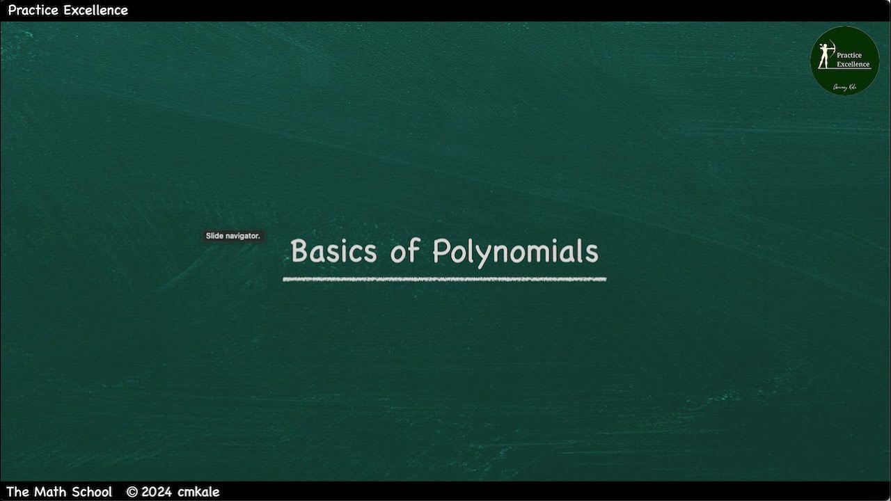 Basics Of Polynomials. Understanding the Key Rules to Identify a ...