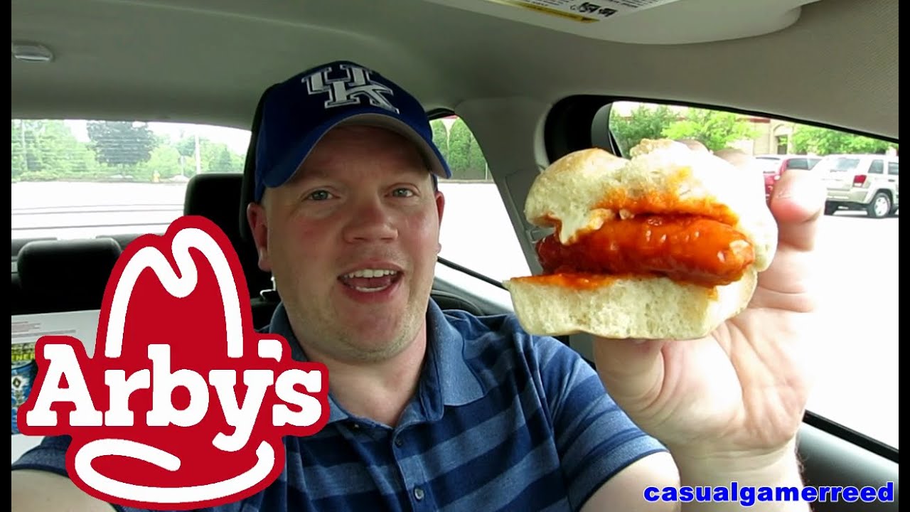 Reed Reviews Arby's Buffalo Chicken Slider - YouTube