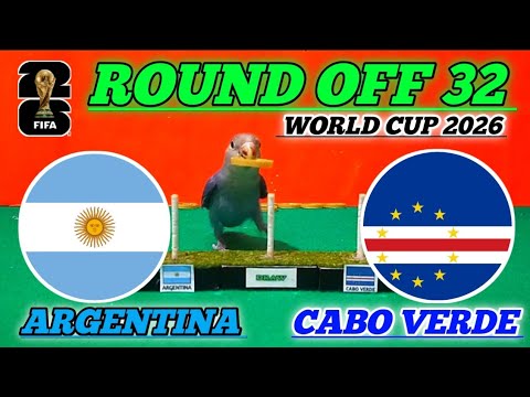 ARGENTINA VS CABO VERDE || ROUND OFF 32 WORLD CUP 2026 || SCORE PREDICTIONS