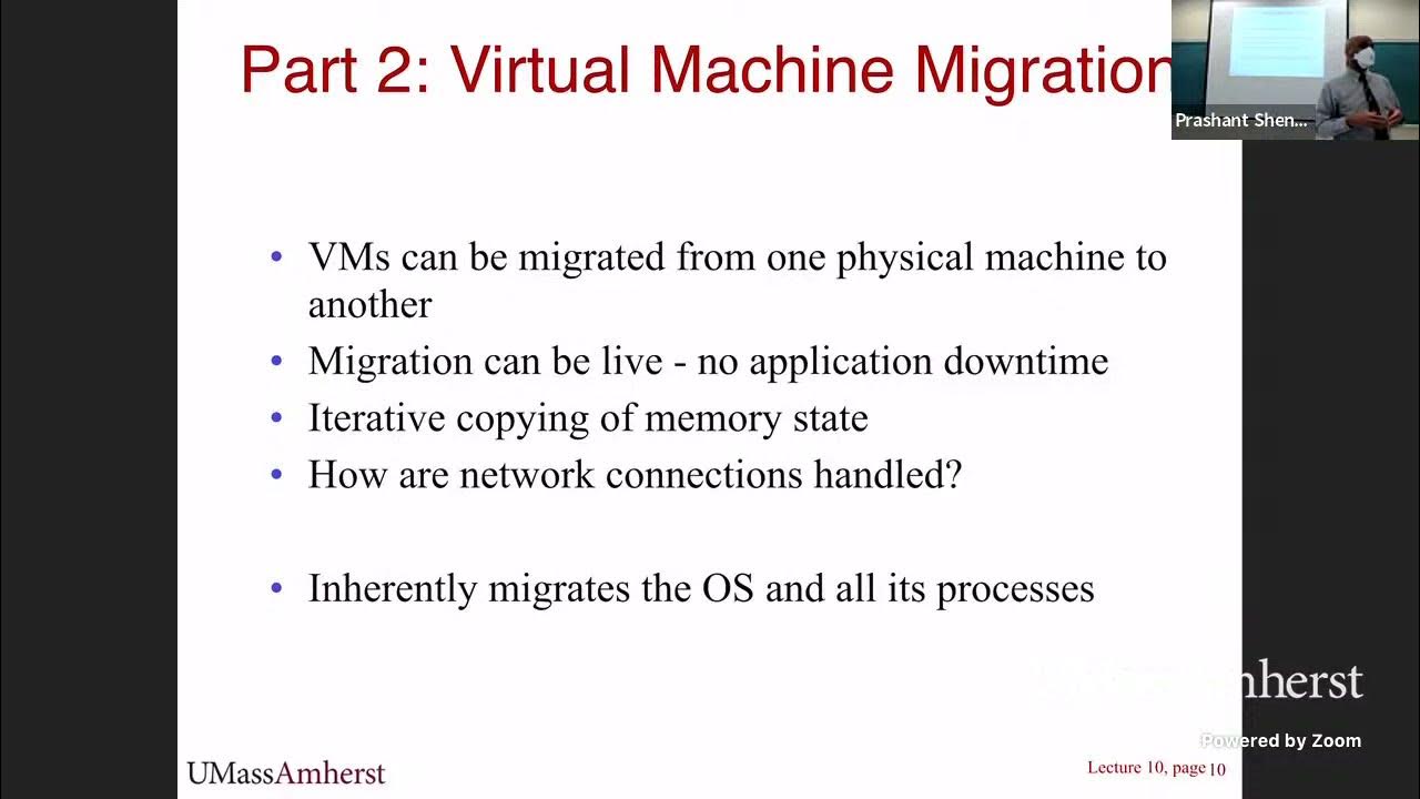 UMass CS677 - Spring 22 - Lecture 10 - Migration and Container Orchestration - YouTube