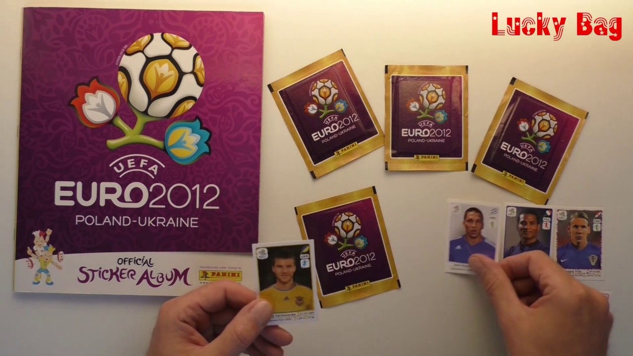 PANINI Sticker Album UEFA Euro 2012 new Paninialbum unboxing stickers ...