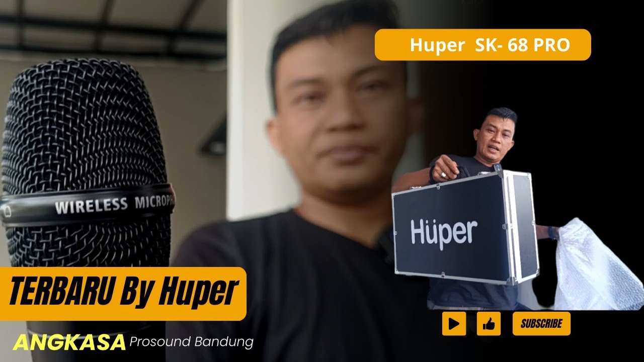 TERBARU Mic wireless Huper SK - 68 PRO - YouTube