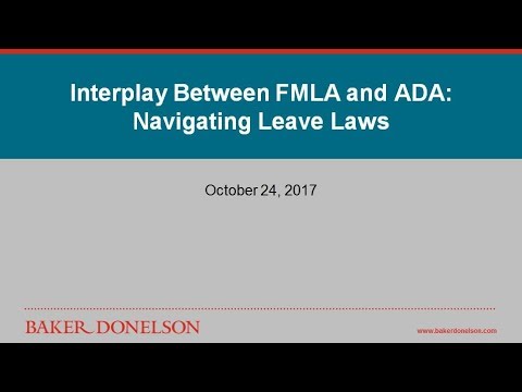 Interplay Between FMLA and ADA: Navigating Leave Laws - YouTube