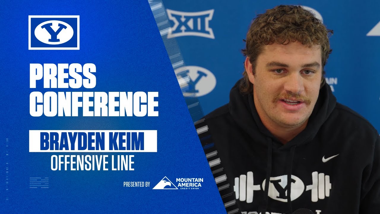 Brayden Keim | BYU Football | Media Availability | Oklahoma State ...