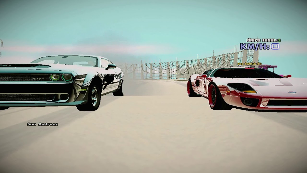 Drag Racing|Dodge SRT DEMON vs Chevrolet Camaro SS [Gta SAMP animation ...