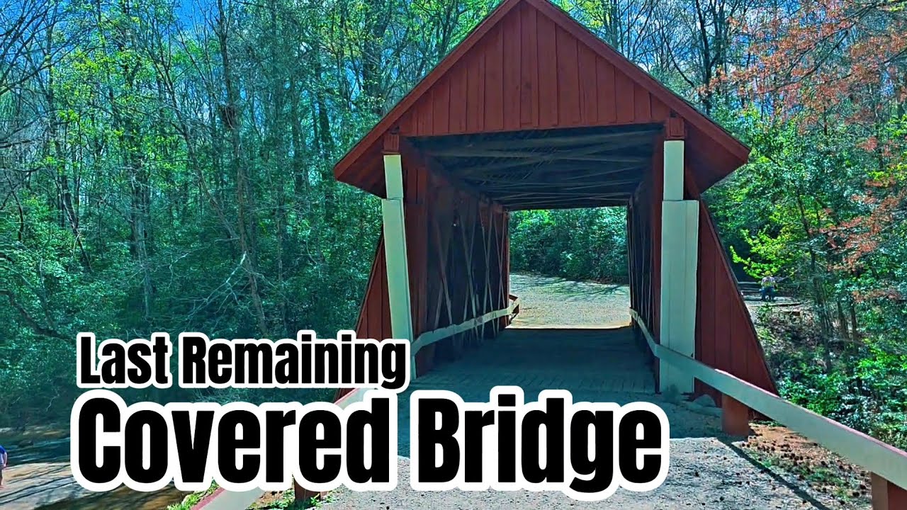 One Of South Carolinas Last Remaining Covererd Bridges - YouTube