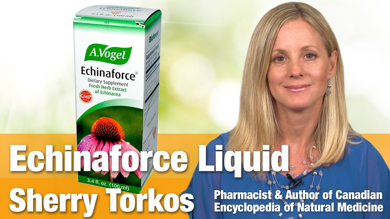 A. Vogel Echinaforce Liquid with Author & Pharmacist Sherry Torkos ...